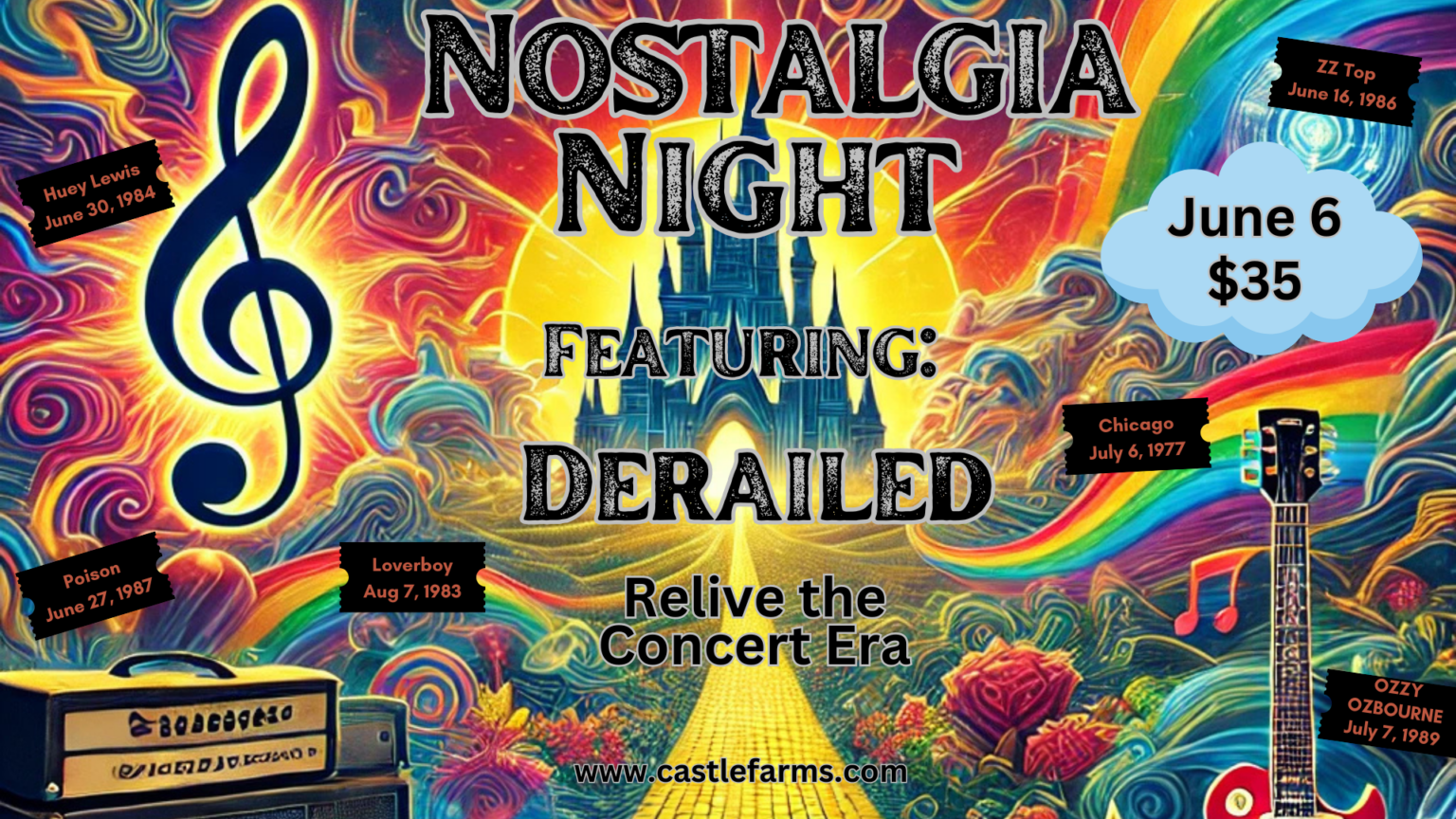 Nostalgia Night Tour & Concert Experience - Castle Farms